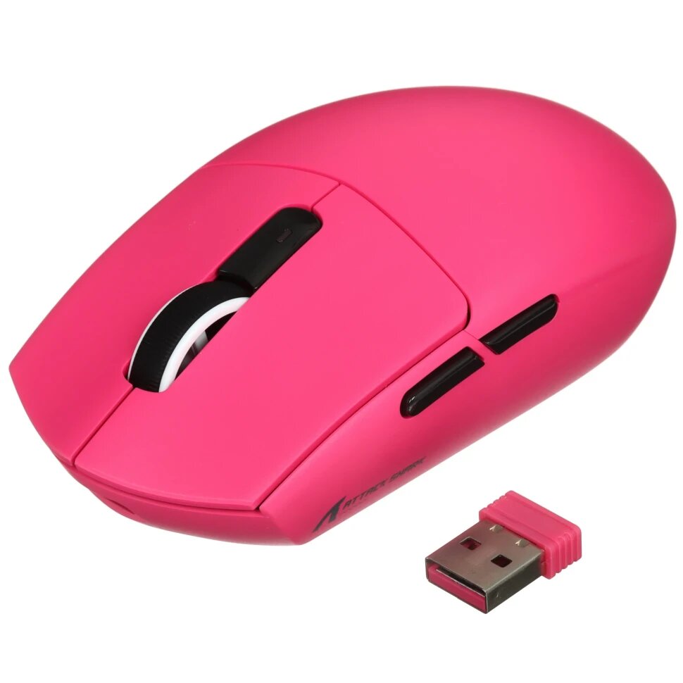 Мышь беспроводная/проводная Attack Shark G3 [Shark G3 Berry Red] красный