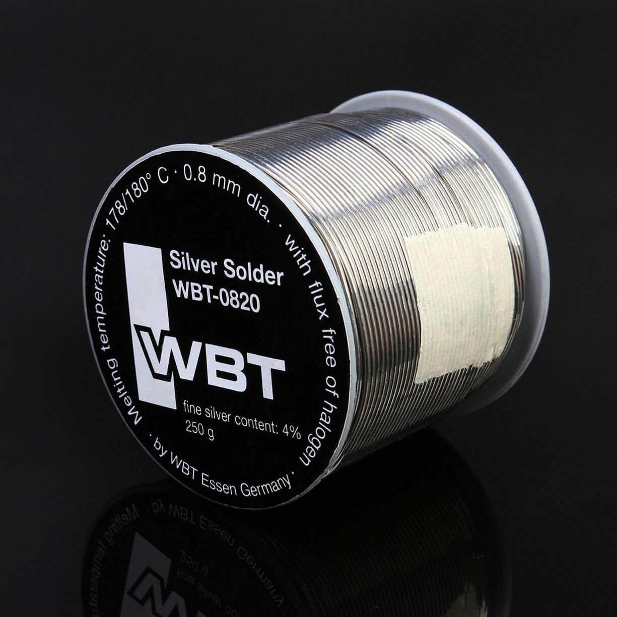 Немецкий импорт WBT-0820 паяльная проволока 4% содержание серебра Диаметр проволоки 0,8 мм