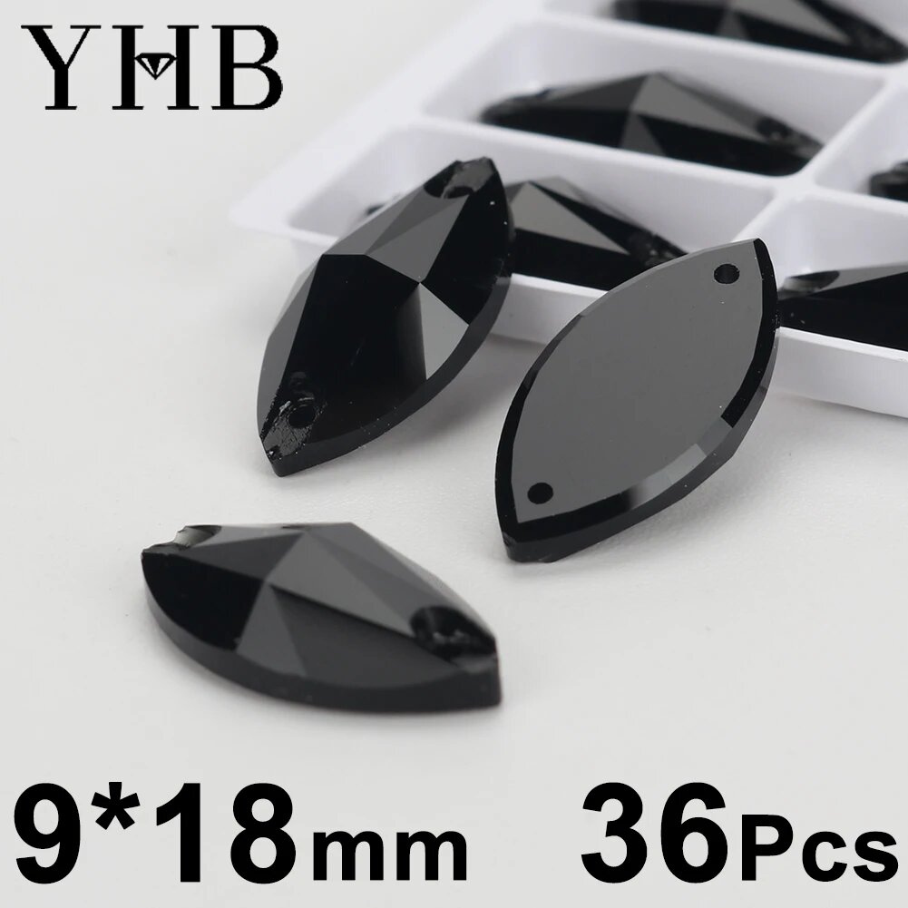 Швейные камни YHB Nevette 9X18mm Cosmic Drop