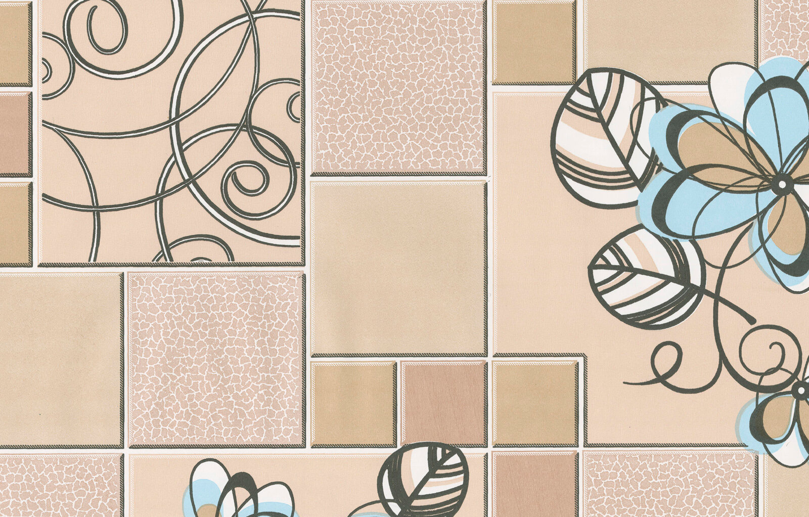 Обои бумажные, моющиеся, полуметровые, 0,53*10м, Дарья 1