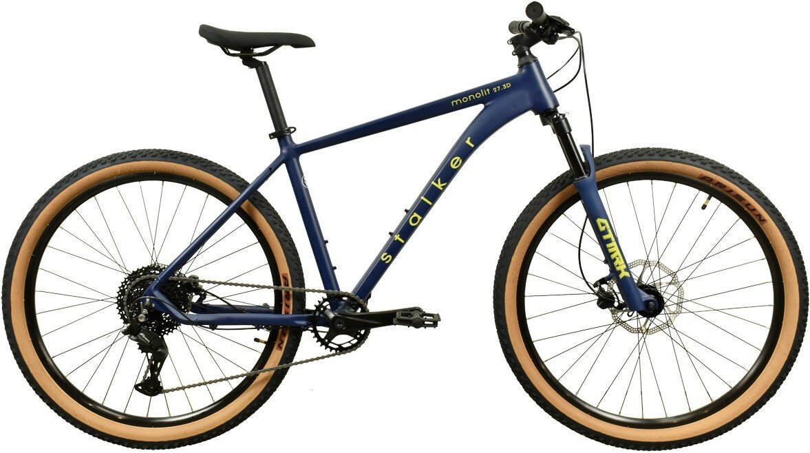 Велосипед горный Stalker Monolit 27.3 HD (2025), синий, рама S (16")