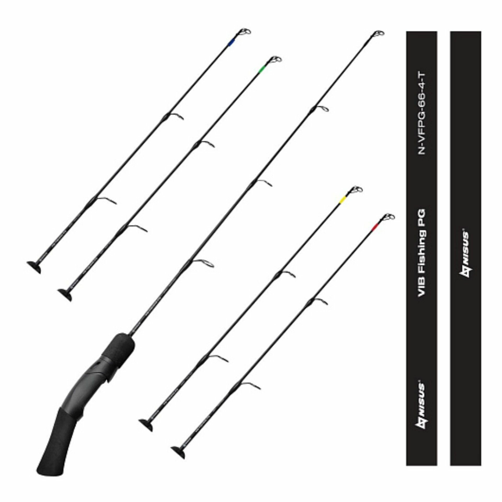 Удилище VIB Fishing PG 66 с 4-мя хлыстами + тубус (N-VFPG-66-4-T) Nisus