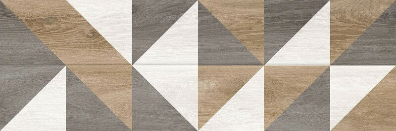 Керамическая плитка Laparet Avenue бежевый узор настенная 60140 20х60 см бежевый, коричневый