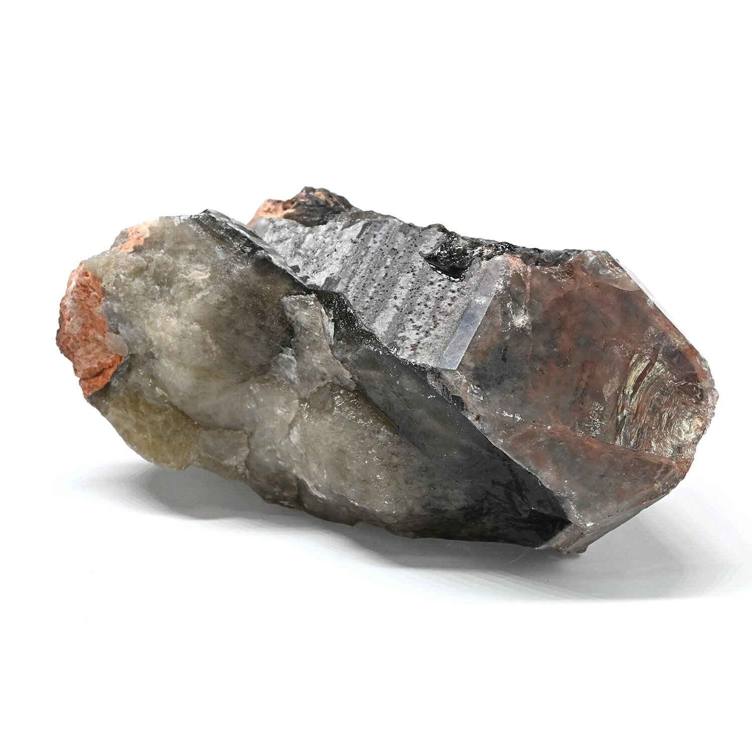 Раухтопаз камень 130*58*60мм, 556г .