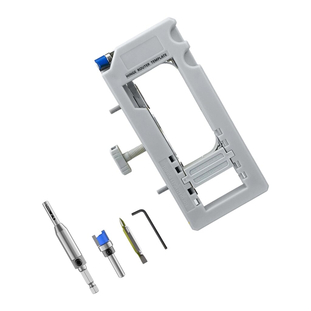 Приспособление для Дверных Петель, Врезное Устройство для Дверных Петель, Шаблон Фрезы для Дверных Петель длиной от 3 ” до 5” Разного Размера