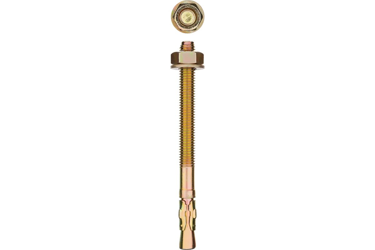 Анкеры клиновые ЗУБР М12х115 мм, 25 шт, толщина основания 100 мм