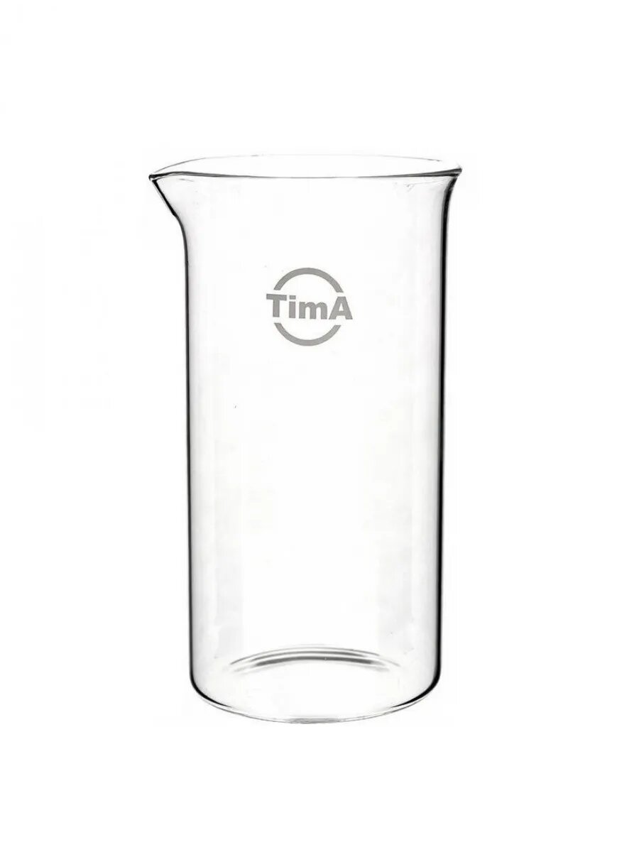 Колба для френч-пресса TimA Z-800, стекло, прозрачная, 800 мл