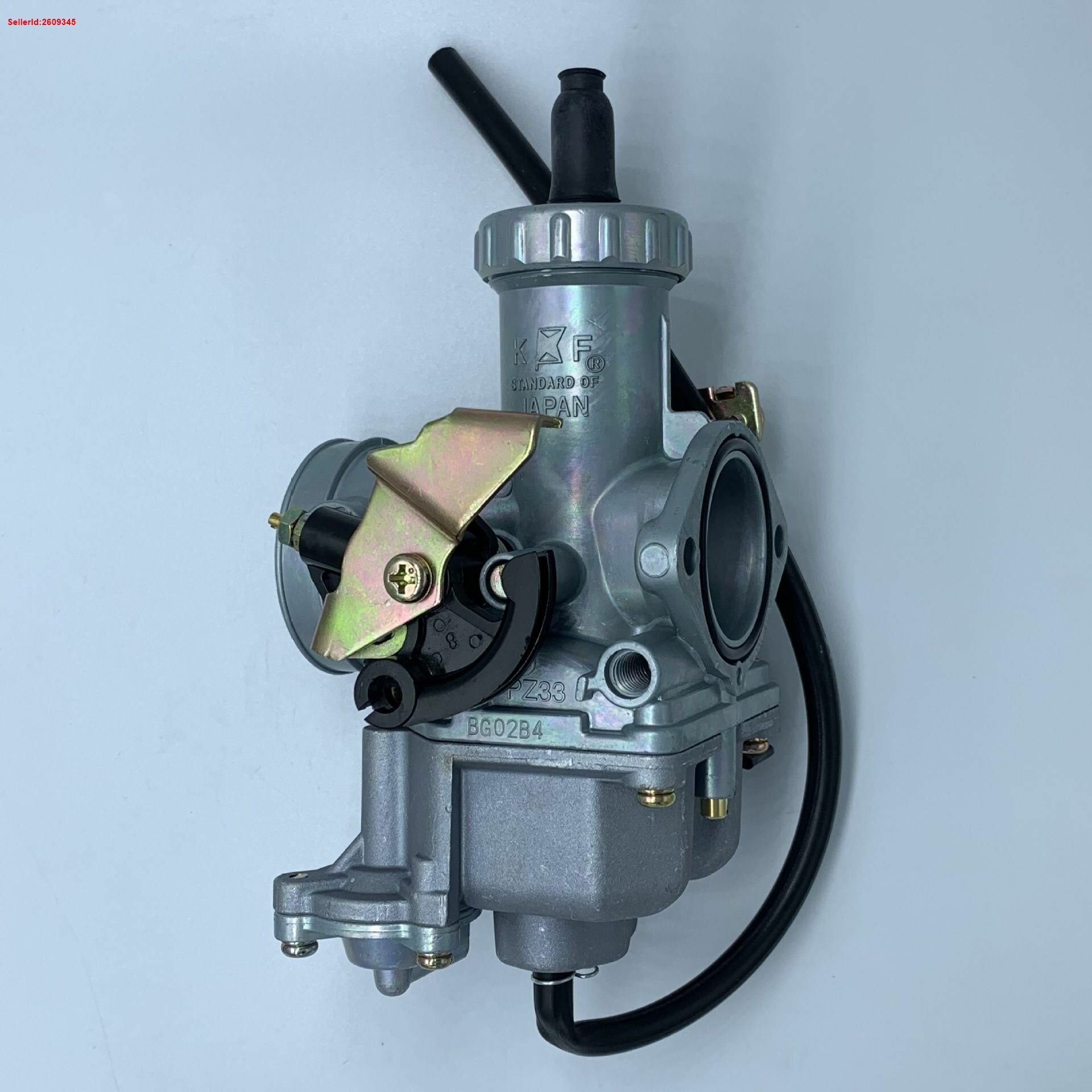 Карбюратор PZ33 (ускоритель, топливный d32 x воздушный D48 мм) под троскарбюратор Kunfu KF PZ33B