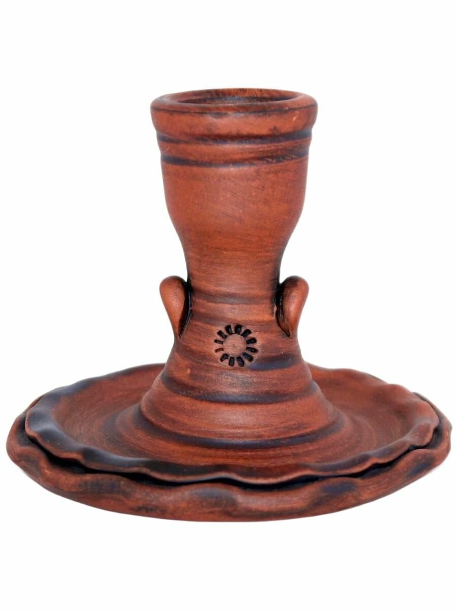 Подсвечник №3 малый, глина, керамика, ручная работа