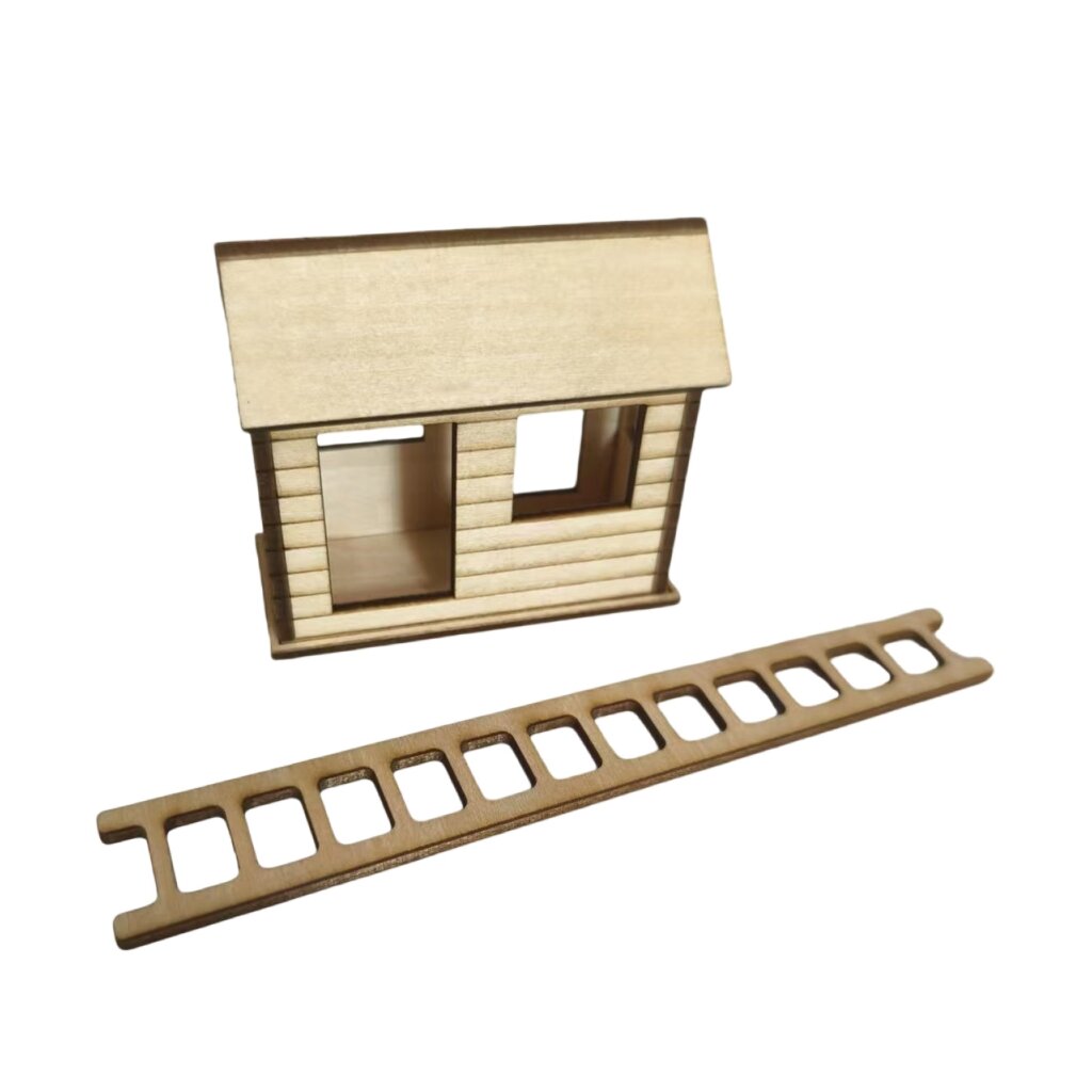 Мини-домик на дереве деревянные поделки аксессуары для украшения вазы