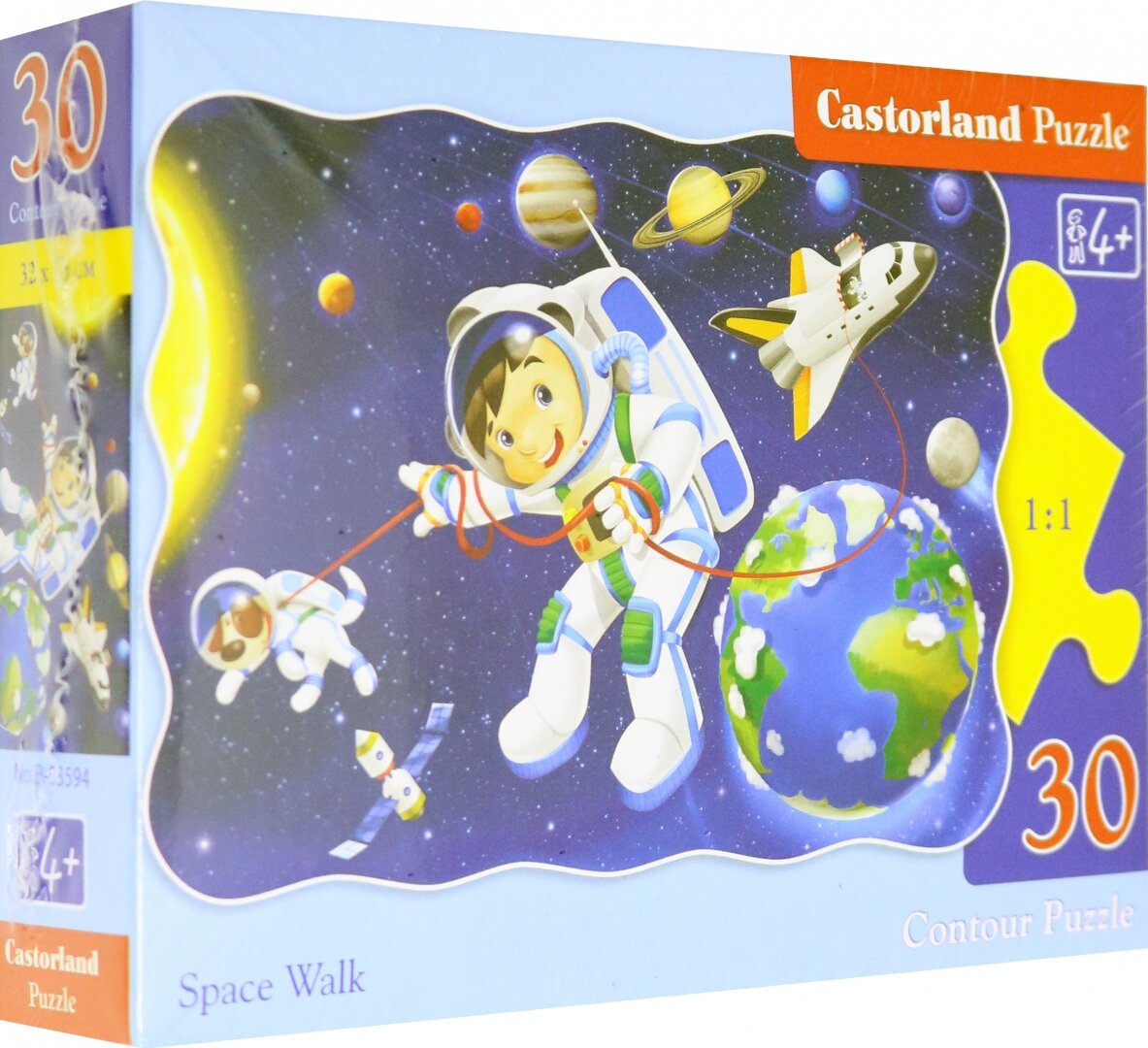 Пазл Castorland "Открытый космос", 30 деталей, для детей от 4 лет