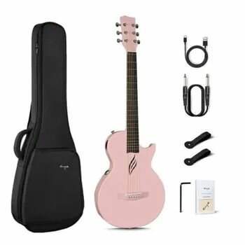 Полуакустическая гитара Enya NOVA GO/SP1_белое 6-струнная, корпус Полимерный материал