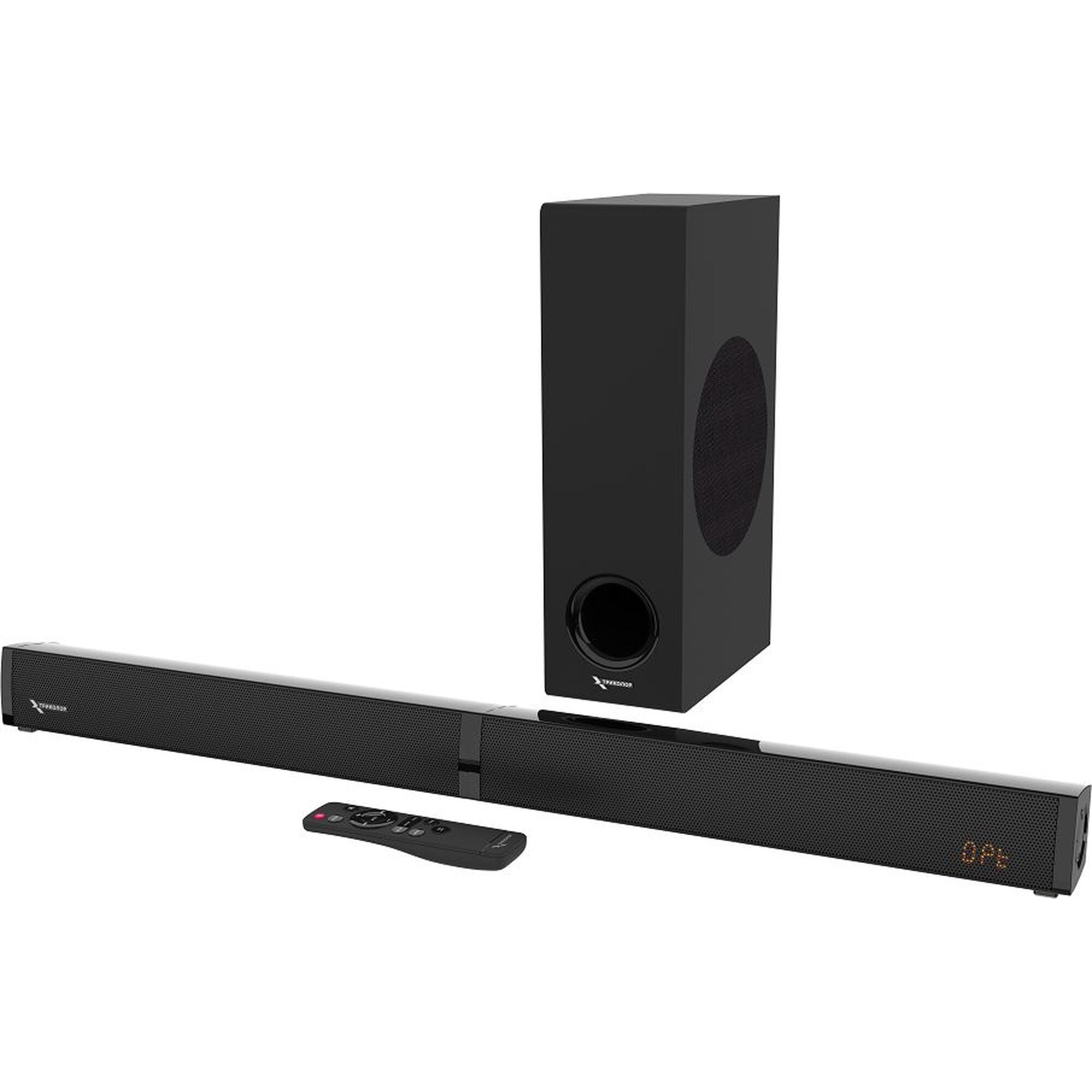Саундбар Триколор TR-SB-01, для домашнего кинотеатра, 2.1, черный