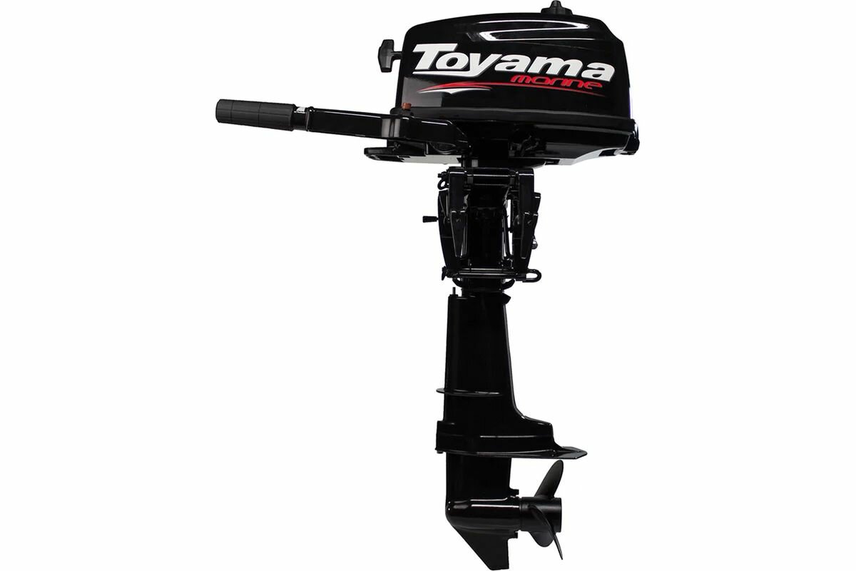 Мотор лодочный TOYAMA T5.8BMS, подвесной, мощность 5.8 л. с, управление румпель