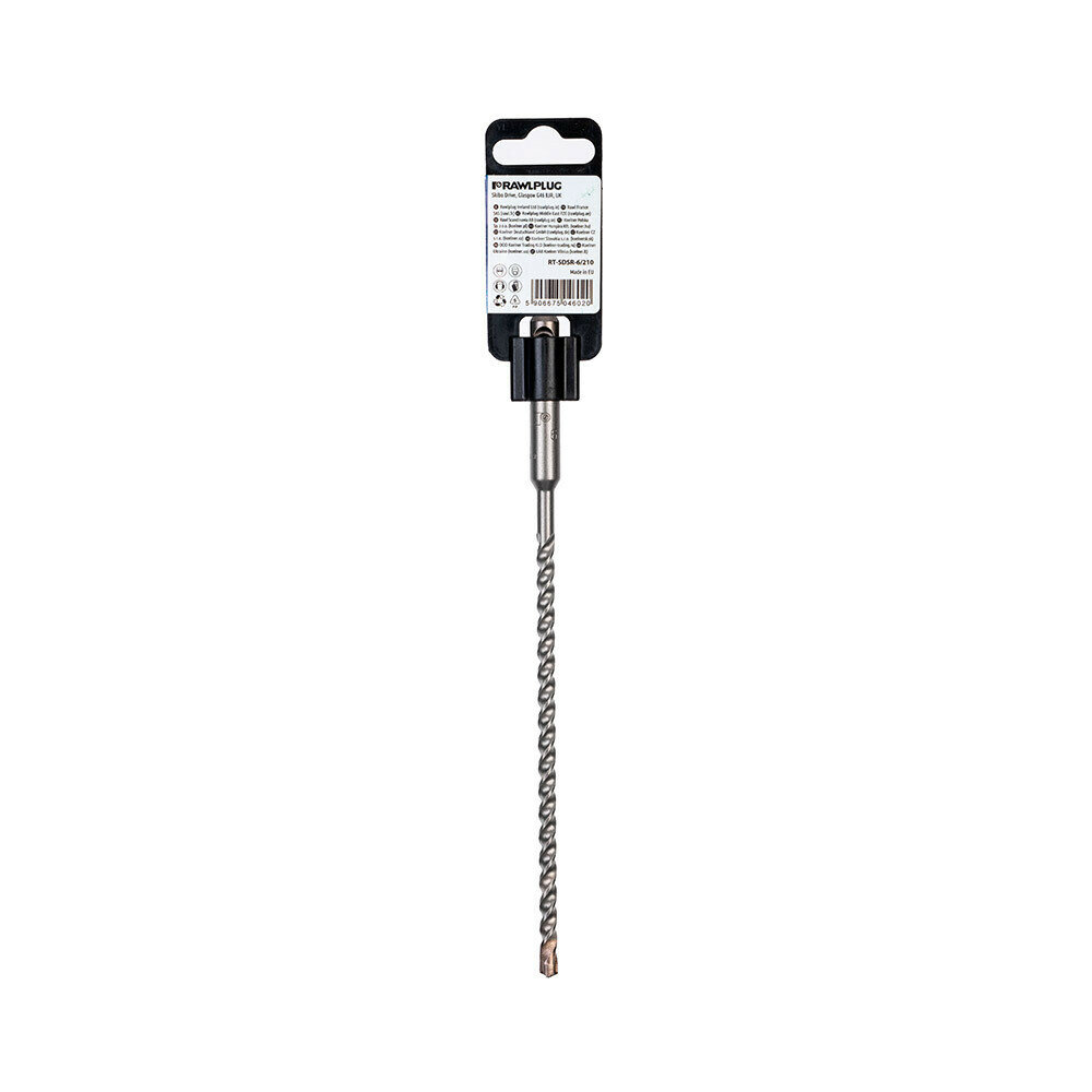 Бур SDS-plus Rawlplug Rebardrill 6х210 мм усиленный (RT-SDSR-6/210)