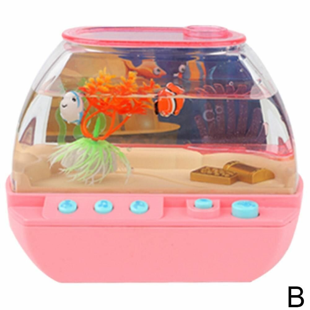 Детский аквариум-имитация, музыкальная игрушка.