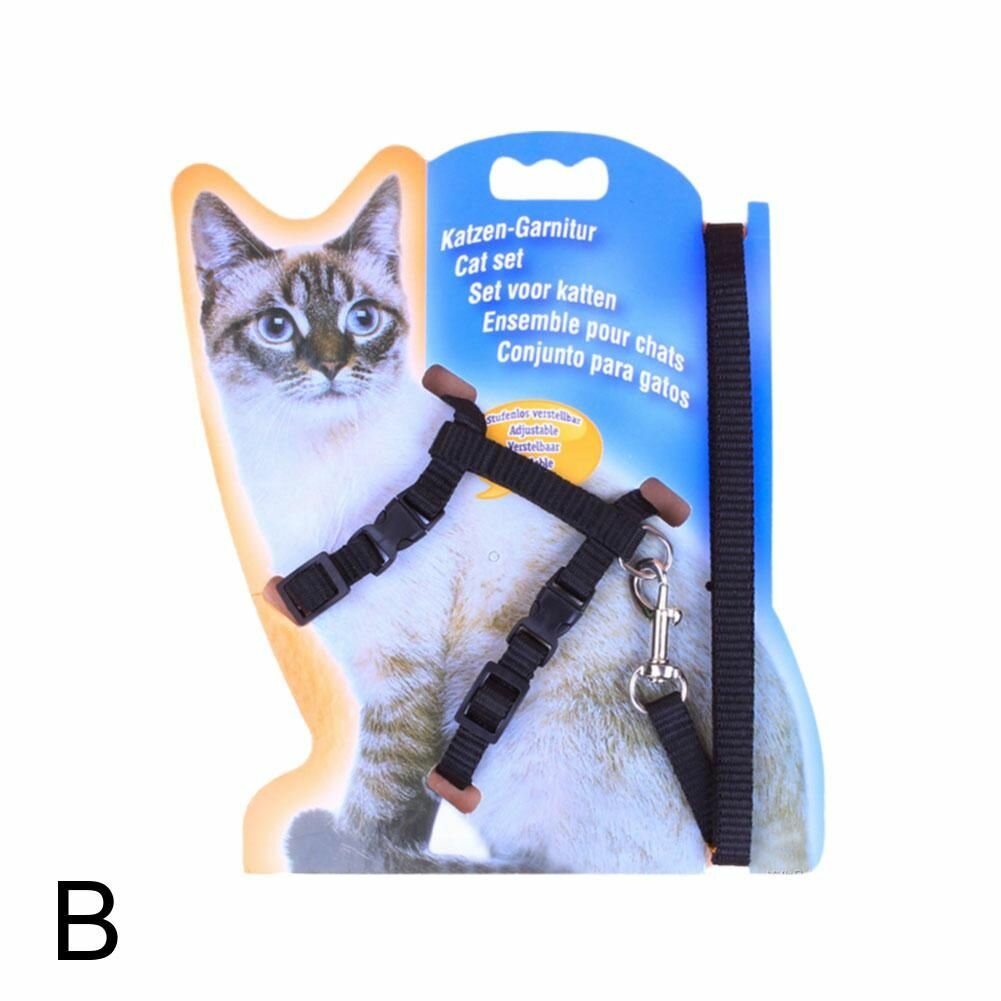 Регулируемый шлейк для кошек и собак, нейлоновый, для прогулок и путешествий, универсальный, 120 см