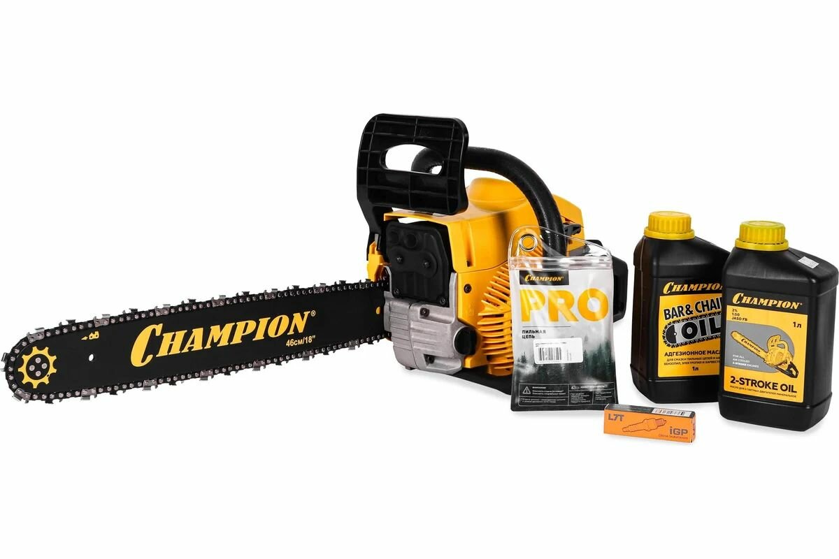 Бензопила Champion 362-18" 0,325-1,5-72+ подарочный набор A362-18