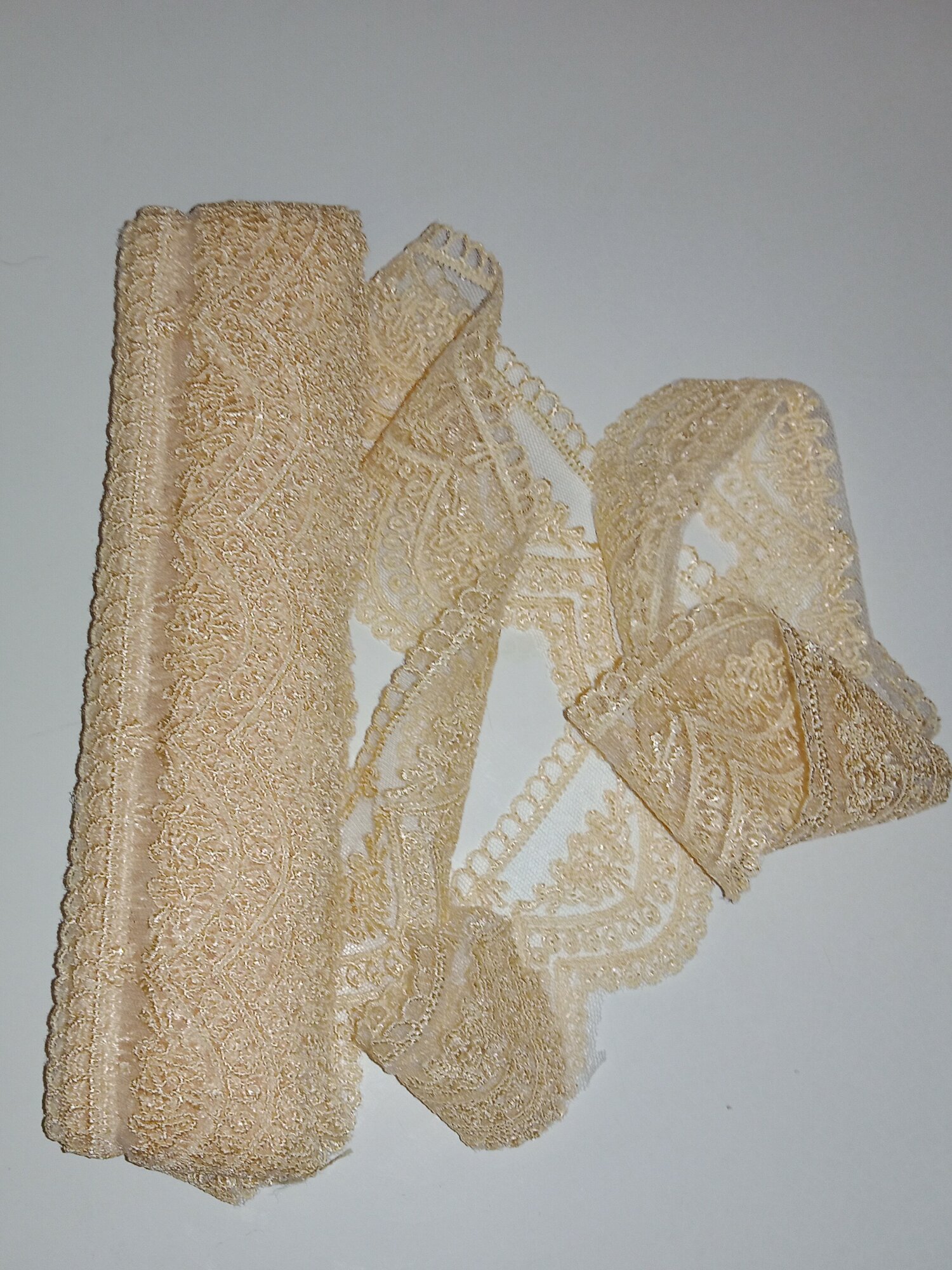 Капроновое кружево 5.5смх9м