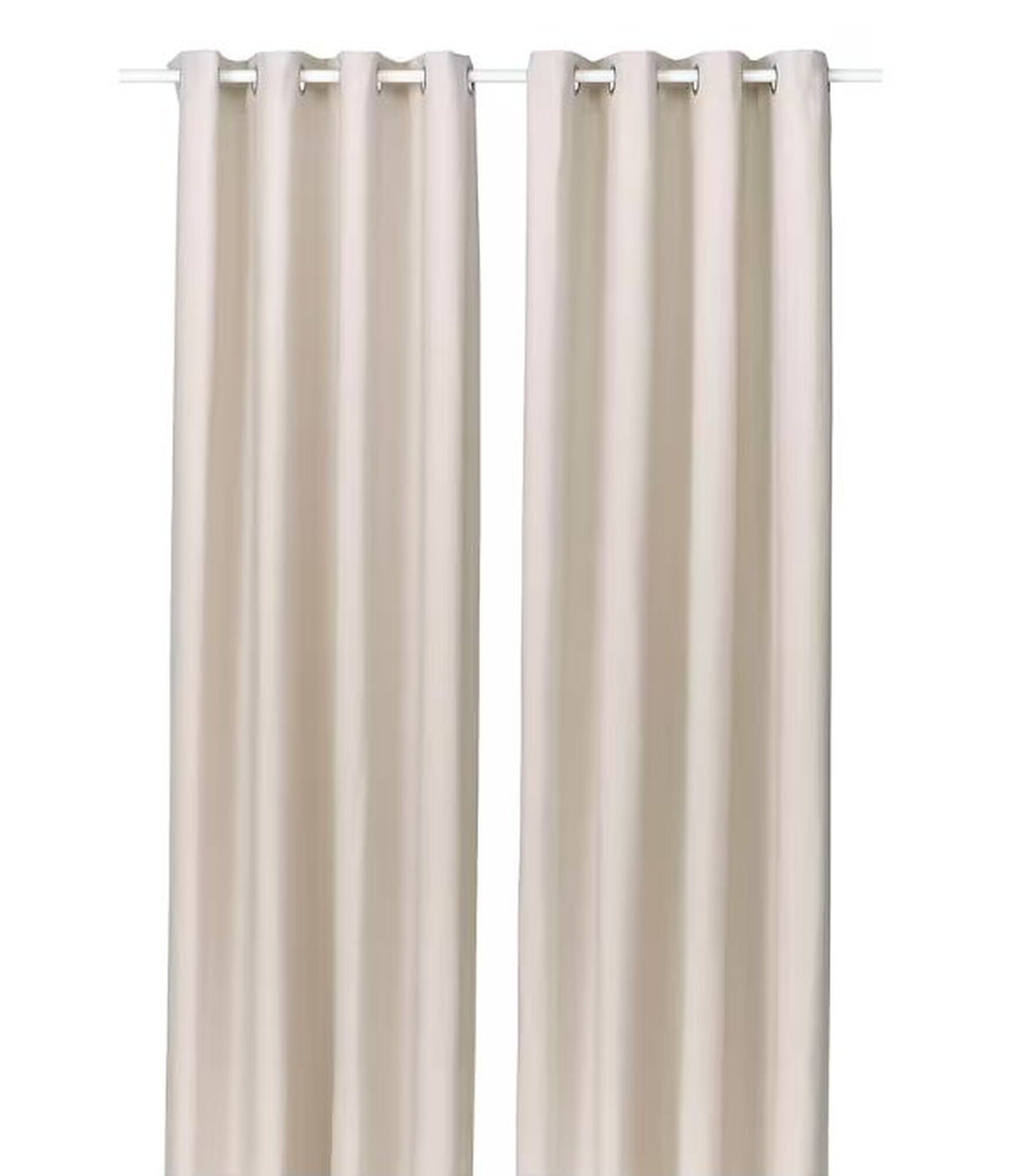 Шторы IKEA "GINSTMOTT" 706.054.16, полиэстер, бежевые, 145х300 см