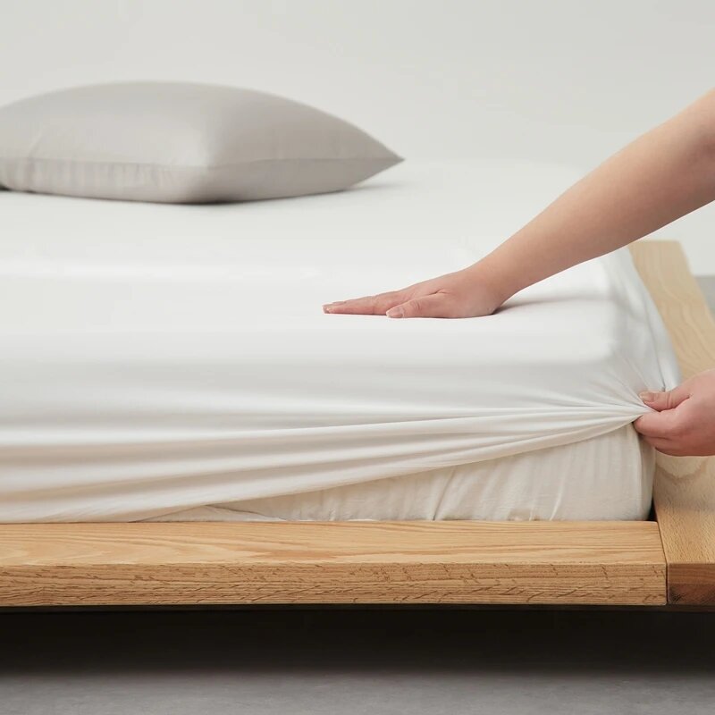 Dreamreal Простыня из шелка 160/200 180x200x30cm, белый