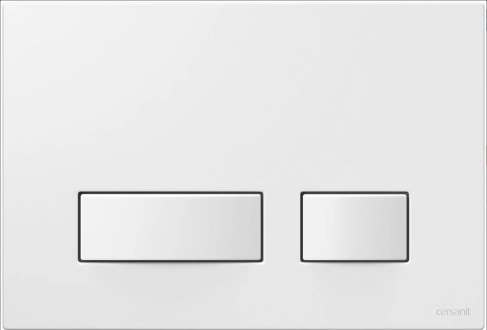Кнопка смыва Cersanit MOVI II K97-514, для унитаза, пластик, белый глянец
