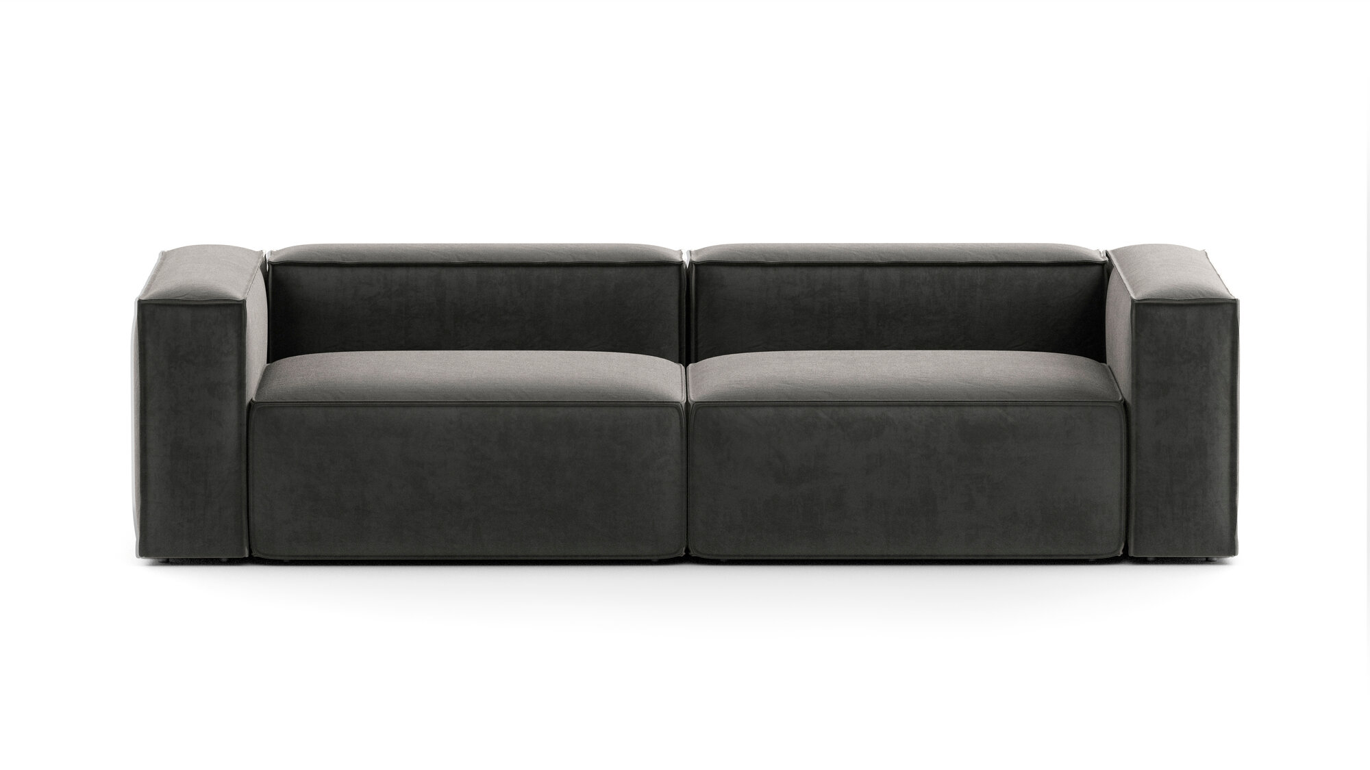 Диван модульный Mebelroom "Лофт Teddy 020", прямой, 240x100x65 см