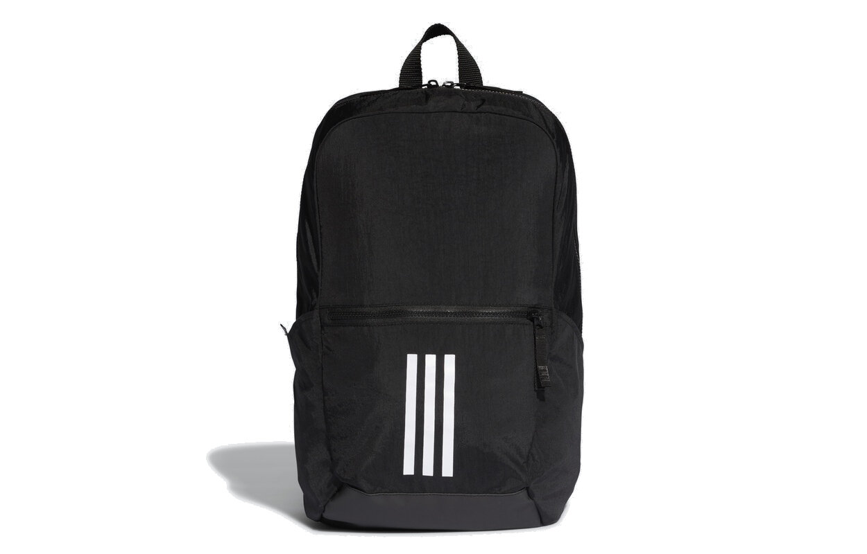 Рюкзак унисекс Adidas черный из полиамида, водоотталкивающий, легкий и прочный
