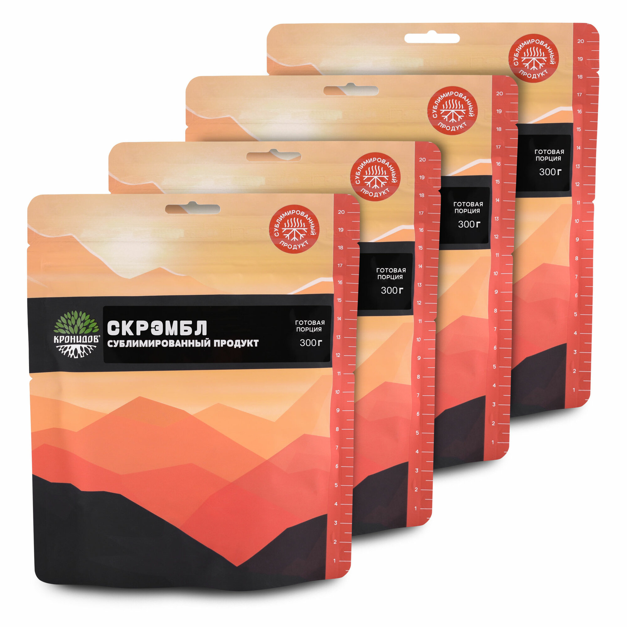 Сублимат Скрэмбл (Кронидов) 90 грамм. Набор 4 штуки 360 грамм.