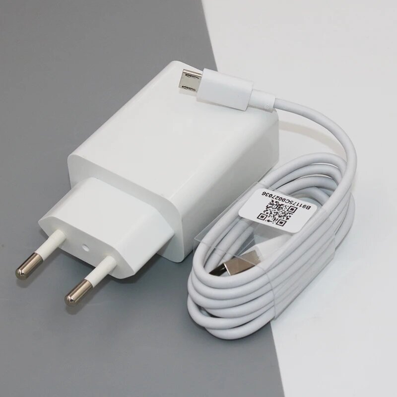 Оригинальное быстрое зарядное устройство Xiaomi 18 Вт QC3.0, адаптер быстрого EU charger and cable