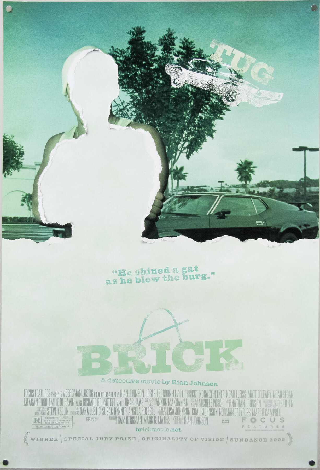 Плакат, постер Кирпич (Brick) 2005 на бумаге, размер 21х30см