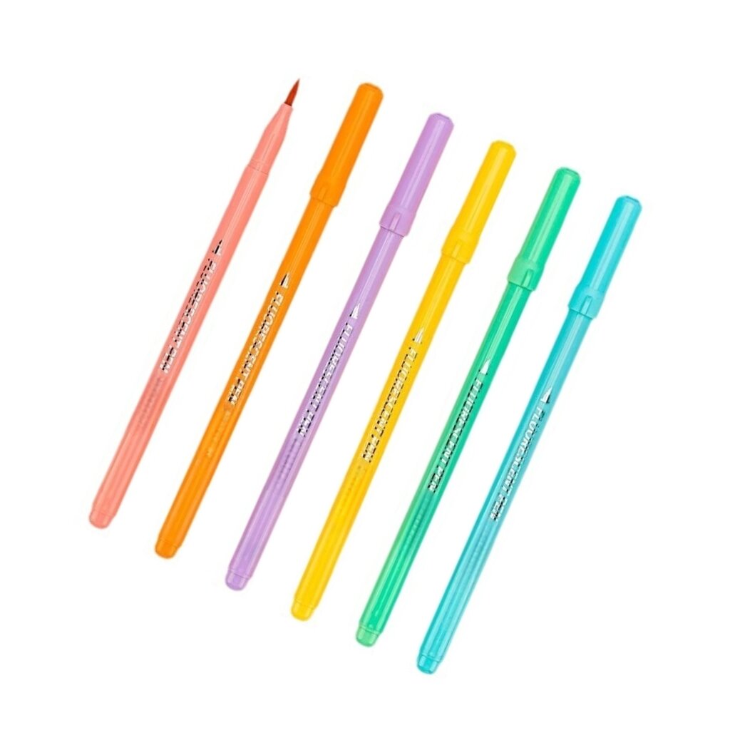 6 Шт Набор Маркеров Набор Флуоресцентных Ручек Набор Маркеров-Хайлайтеров Ручка-Хайлайтер Библия Маркерная Ручка Офисные Школьные Принадлежности