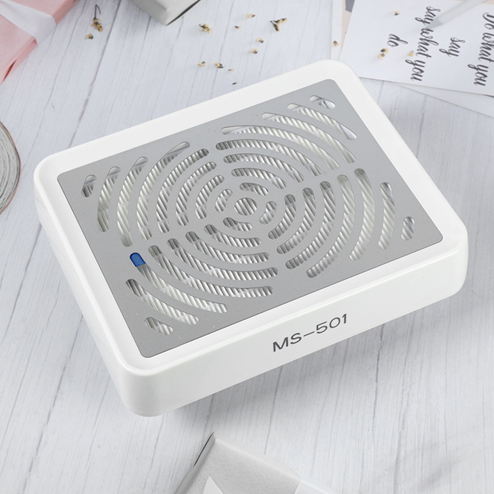 Электрический пылесос для ногтей мощностью 40 Вт, регулируемая скорость, пылесос для маникюрного салона с фильтром и низким уровнем шума