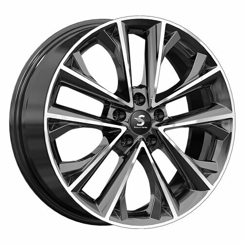 Колесный диск Скад КР012 7x18 5*114.3 ET45 DIA60.1 Алмаз черный