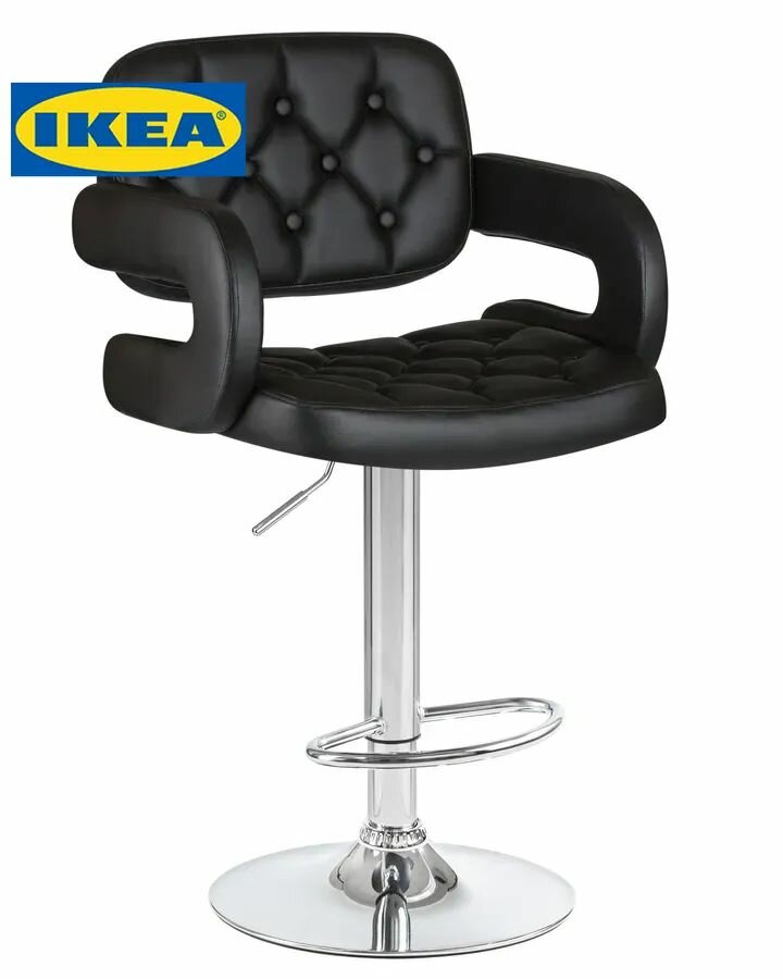 Стул барный DOBRIN TIESTO, LM-3460, чёрный