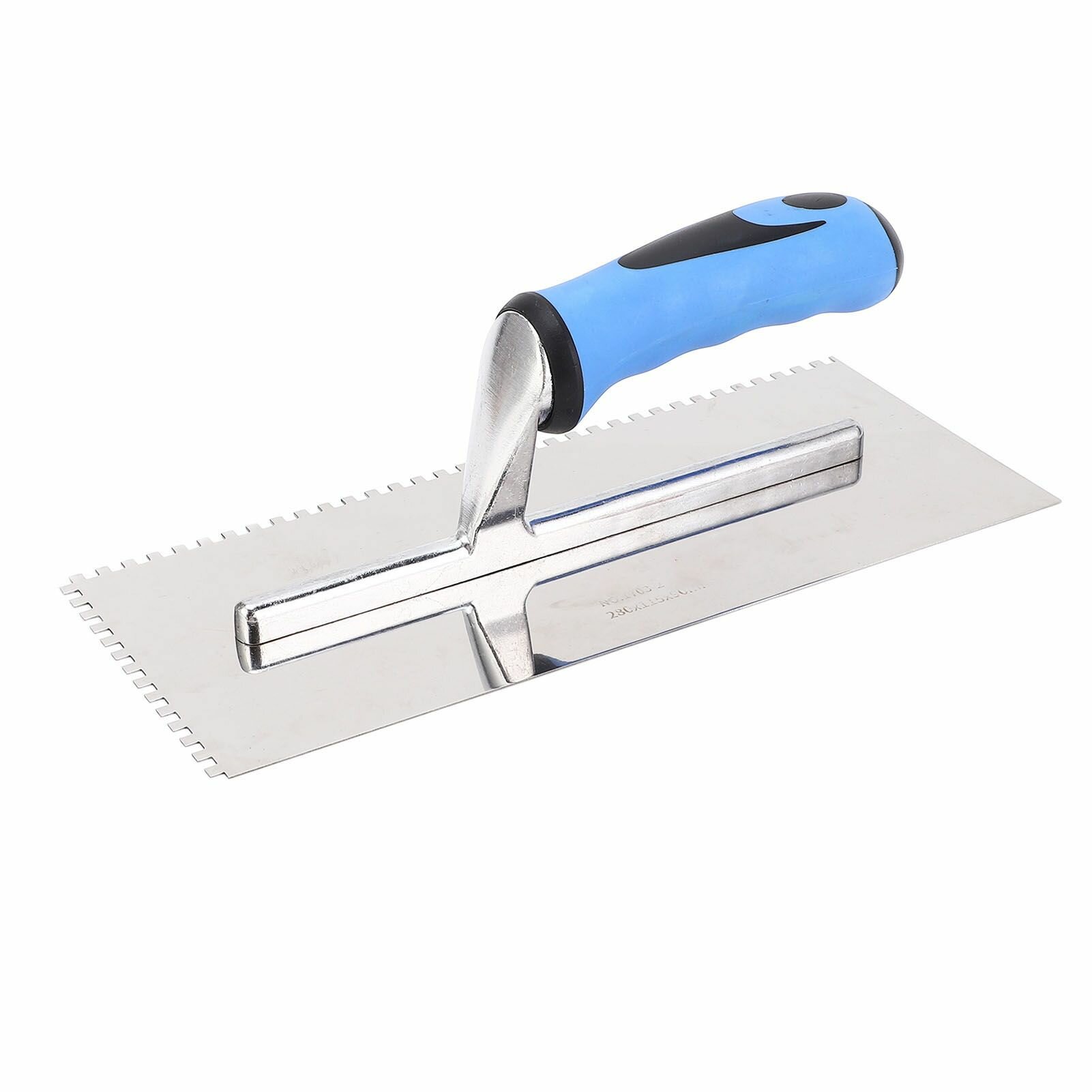 1710 420 квадратный зубчатый шпатель диаметром 4 мм с мягкой ручкой для тротуарной плитки и фарфора