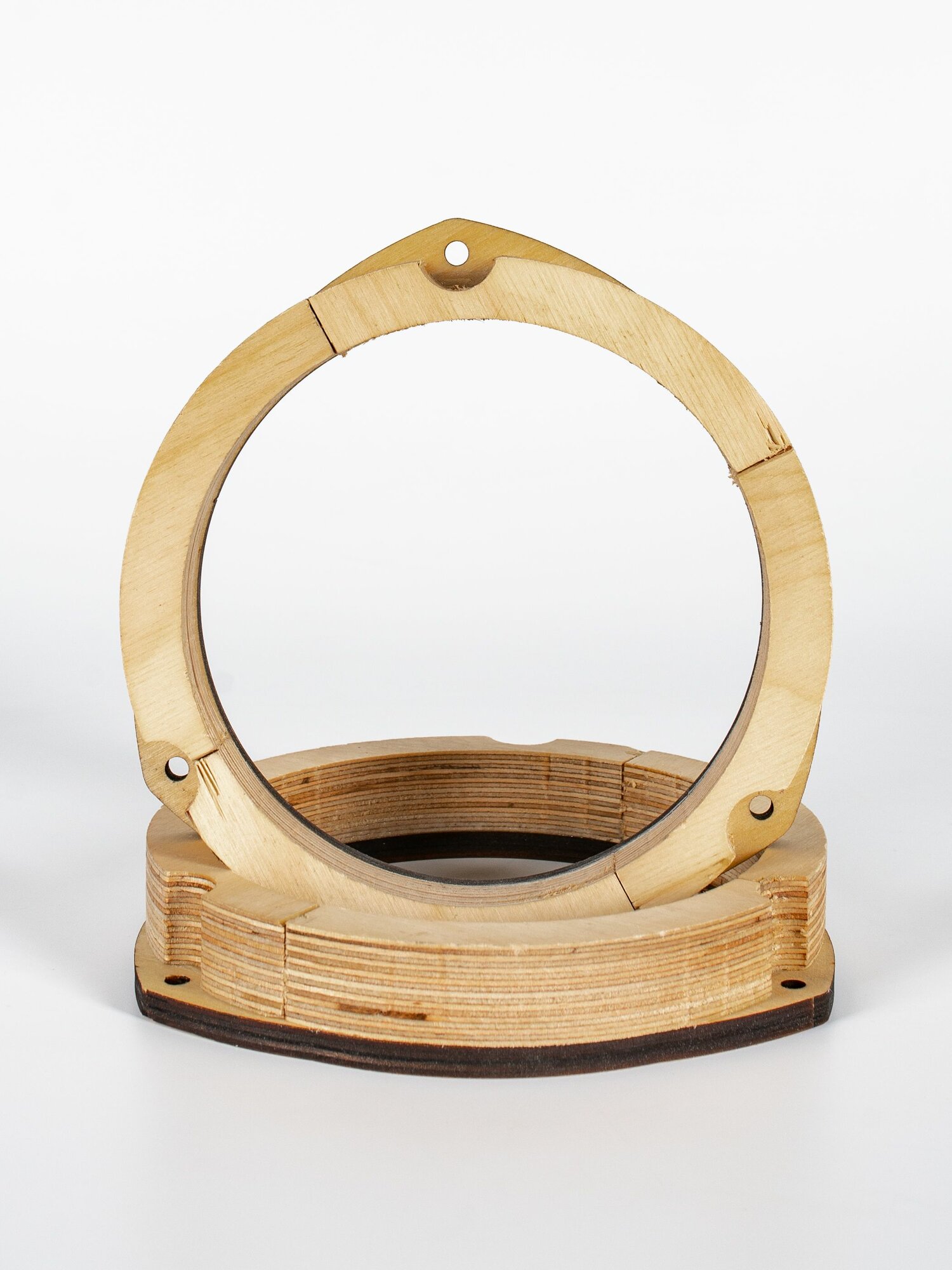 Кольца проставочные для динамиков 16.5 см в Haval Jolion 1 2020-н. в, 2 штуки для передних или задних дверей