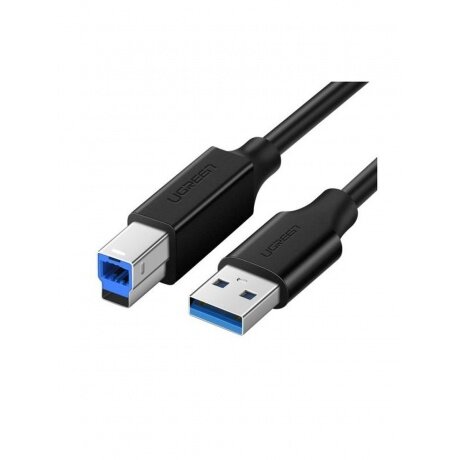 Кабель UGREEN US210 (10372) USB 3.0 AM to BM Print Cable. 2 м. черный