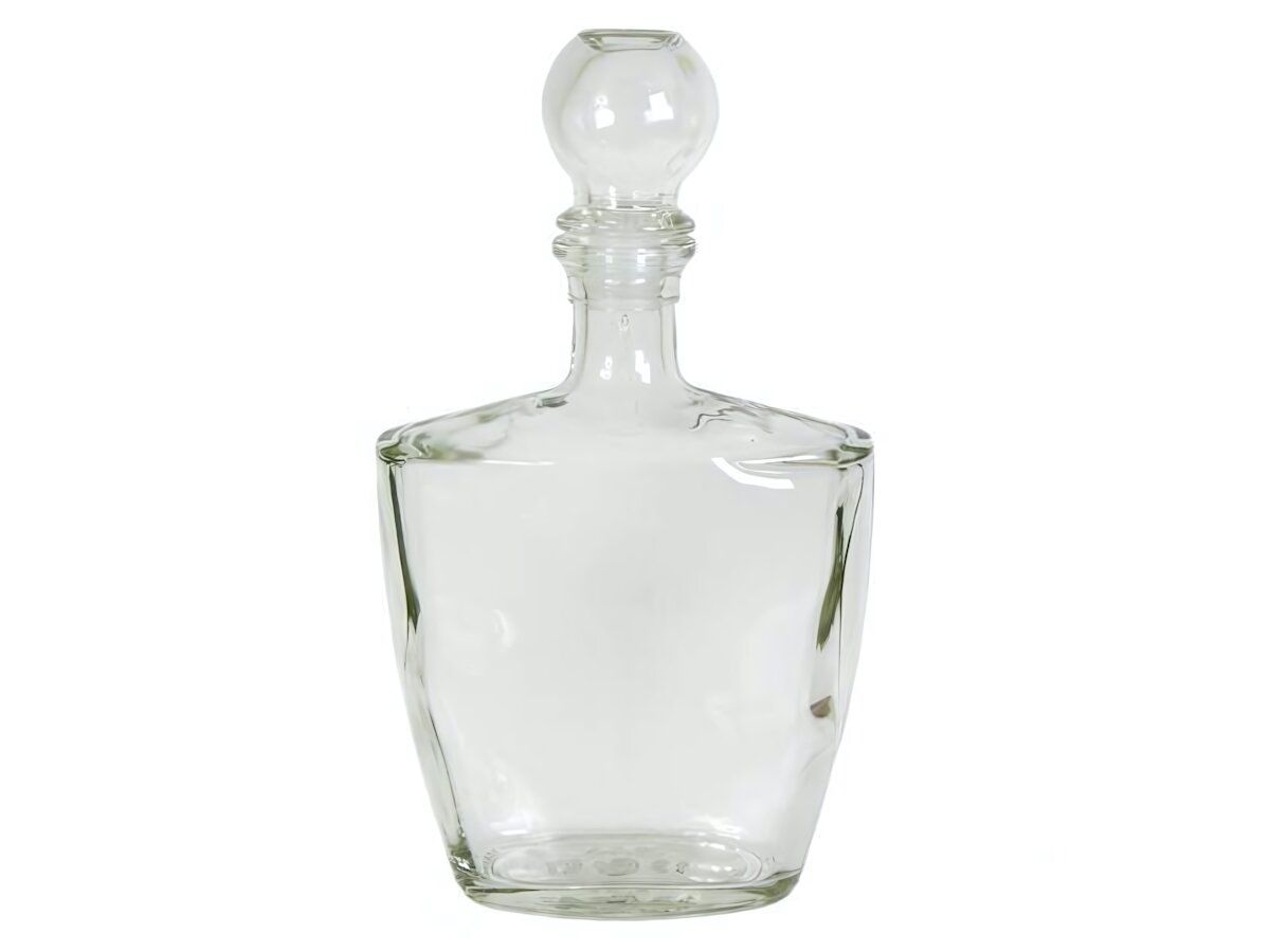 Графин-штоф стеклянный 0,5л "Легион" серия HoReCa, прозрачный, округлая форма