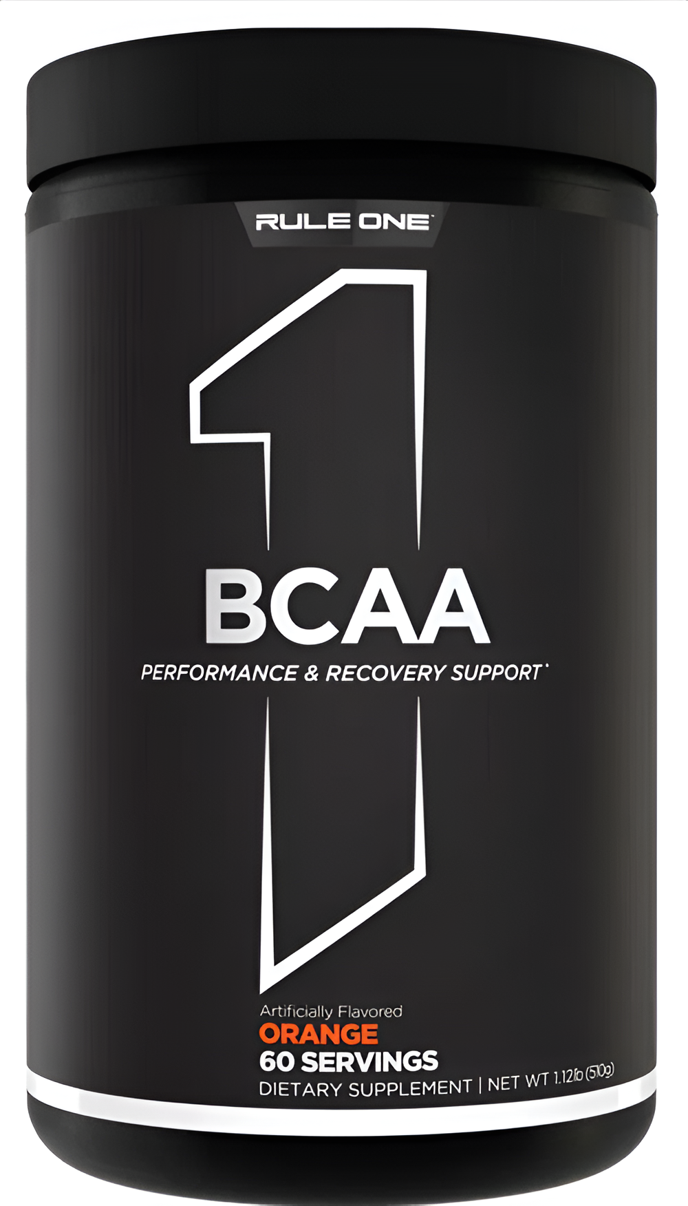 BCAA Rule 1 498-510 г, 60 порций, апельсин, без аспартама, без глюкозы, без мальтоде