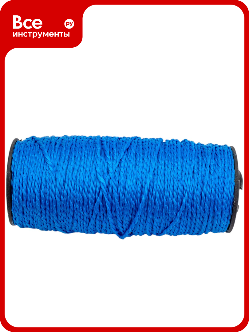 Разметочный шнур 888 на катушке, 100 м, синий 9010905