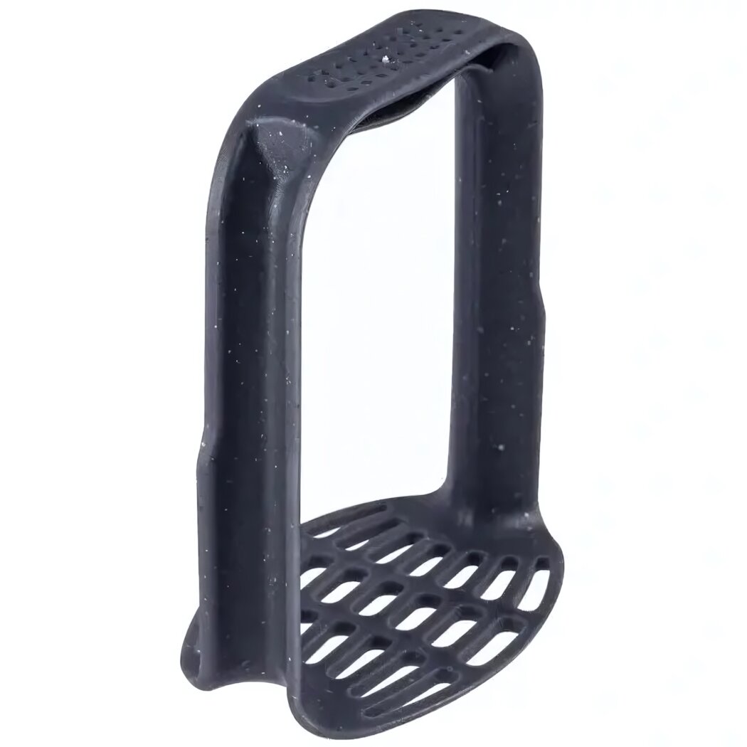 Картофелемялка пластиковая Granite, серый цвет, удобная ручка, антипригарная совместимость