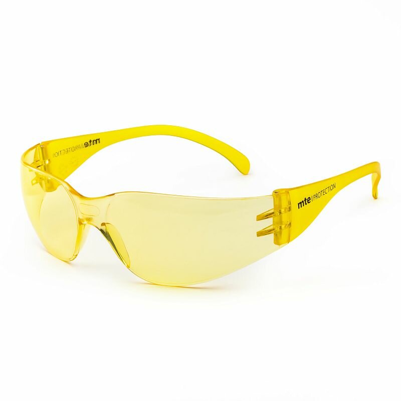 Очки защитные открытые Standard желтые, mte
