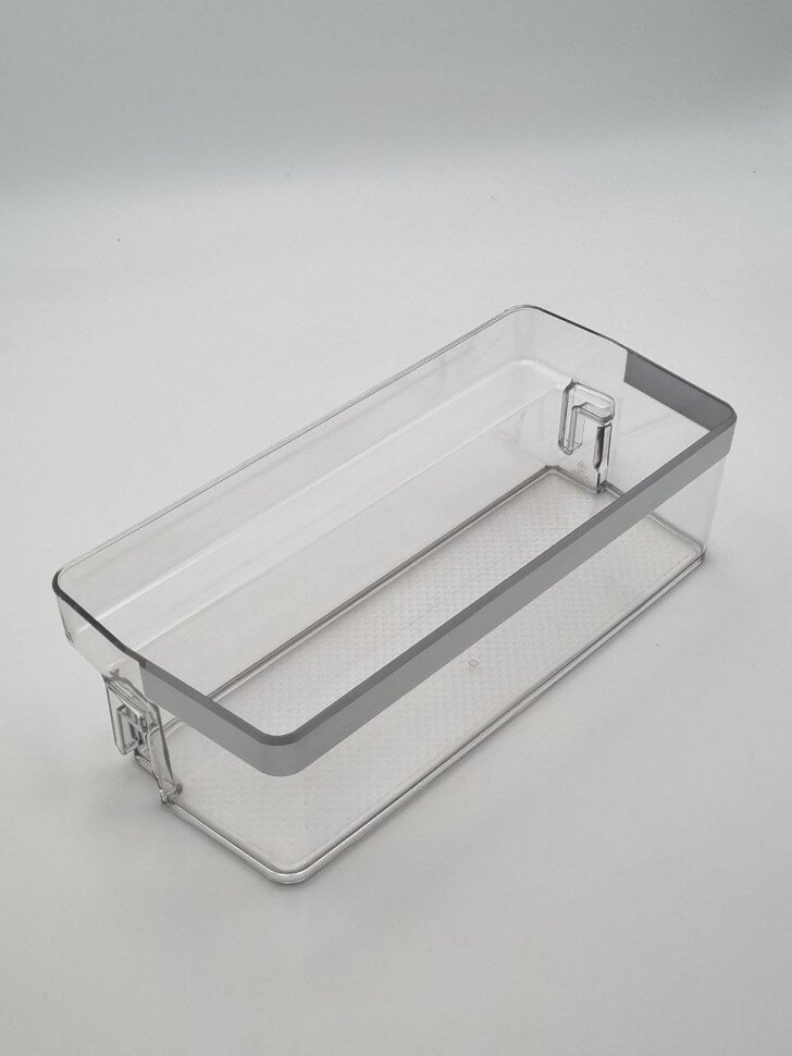 Балкон двери (нижний, левая дверь) для холодильника Ariston, Hotpoint, Hotpoint-Ariston, Whirlpool, Bauknecht 323x110x94 мм 530935