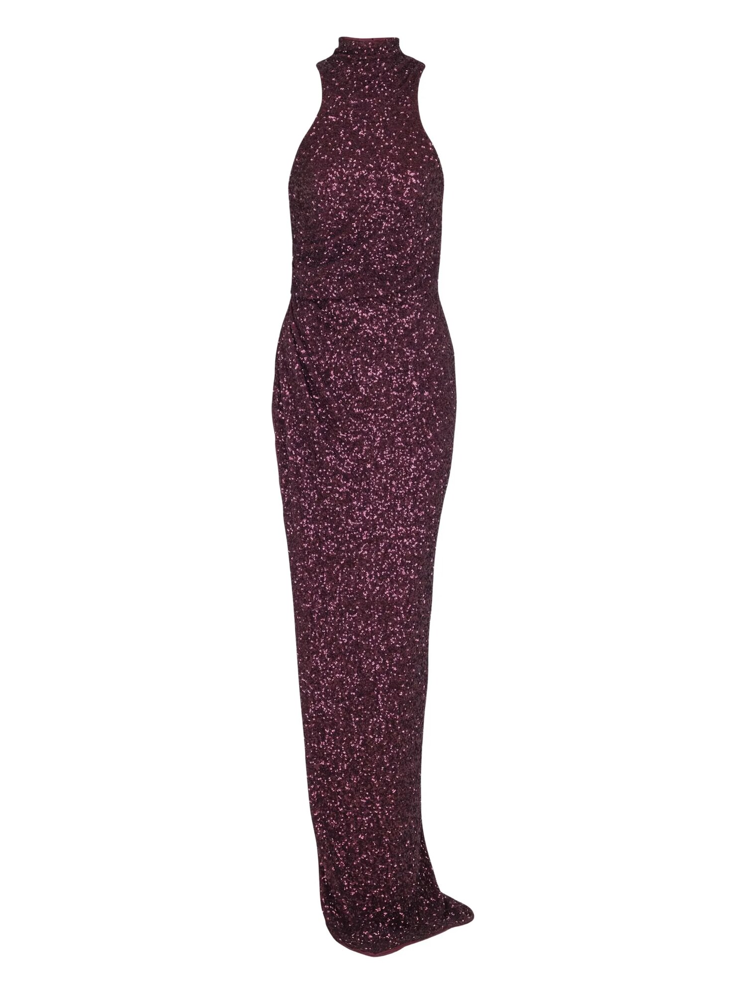 Платье High-neck sequin maxi dress
