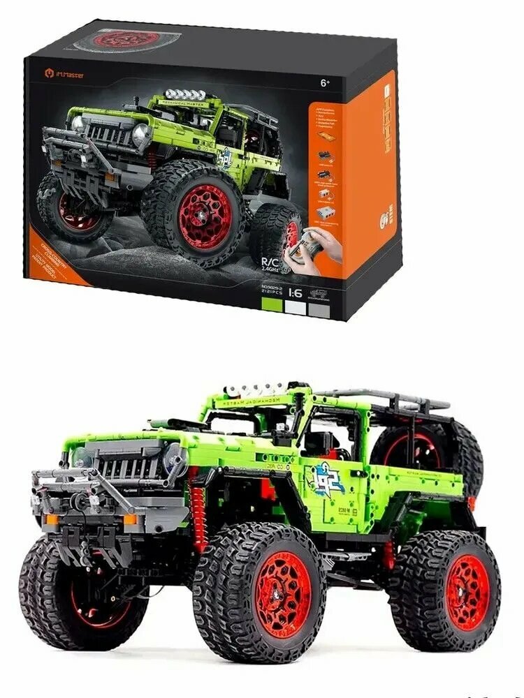Конструктор Техник высокого уровня набор "1:6 Jeep Wrangler" 2545 детали, с возможностью управлять со смартфона спортивная( модель racing спорткар болид / technic подарок для мальчиков )
