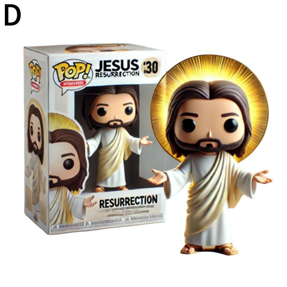 Кукла с изображением Иисуса, украшение из смолы