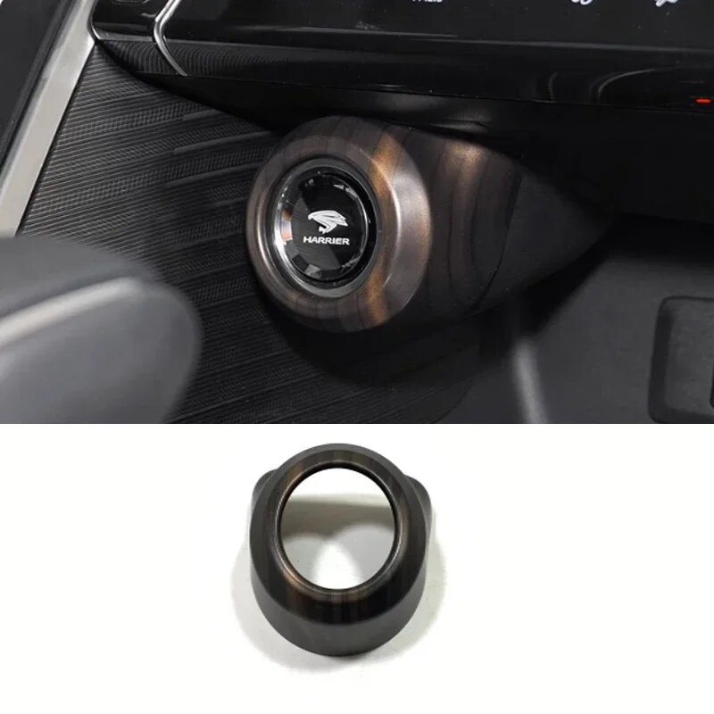 L/RHD для Toyota Harrier Venza XU80 2020-2024 ABS деревянная панель переключения передач, оконный переключатель, ручка переключения передач, крышка вентиляционного отверстия рулевого колеса engine start stop
