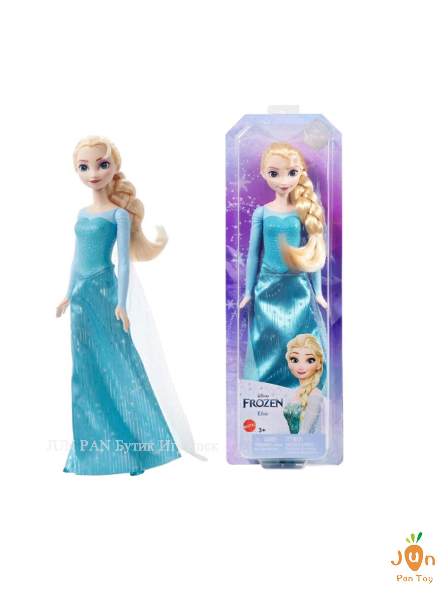 Hasbro Disney Frozen Elsa Fashion Doll, с длинными светлыми волосами и в наряде, модных кукол Эльзы, Подходит для детей старше 3 лет