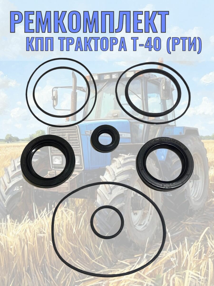 Ремкомплект КПП (кольца+манжеты) для тракторов Т-40 (витязь №1625)
